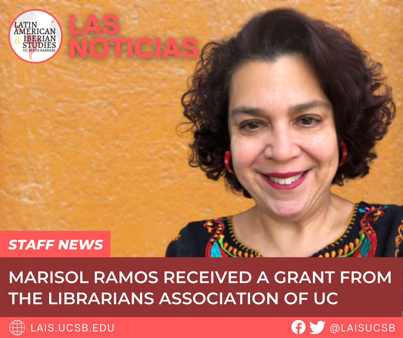 Congratulations to Marisol Ramos for receiving a Librarians Association ...